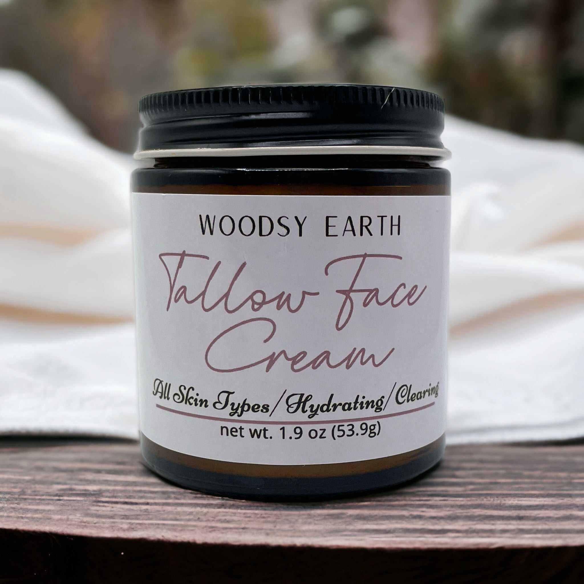 Organic Natural Tallow Face Cream for Radiant Skin – Woodsy Earth